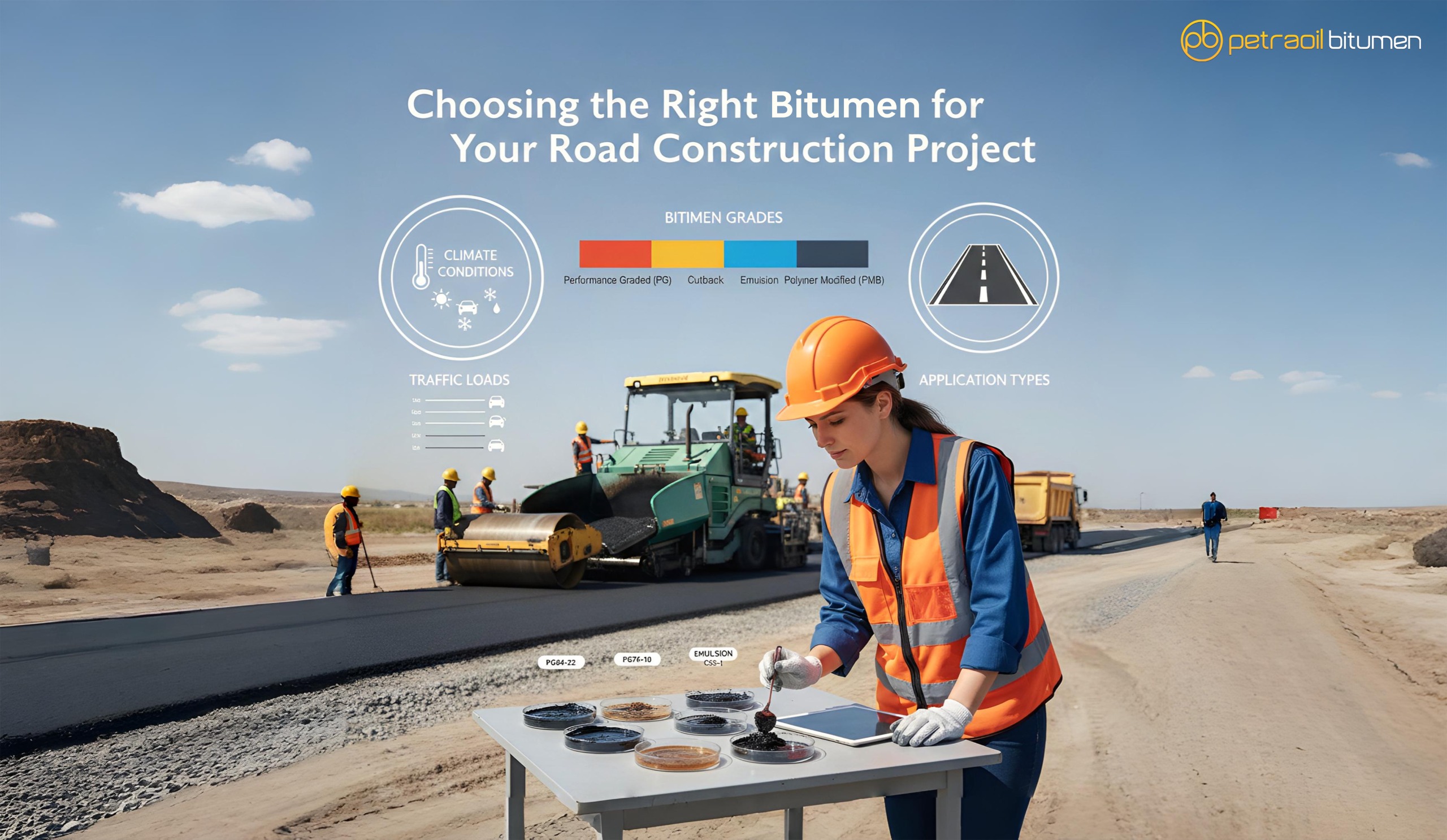 Choosing the Right Bitumen for Road Construction: Types, Grades & Uses